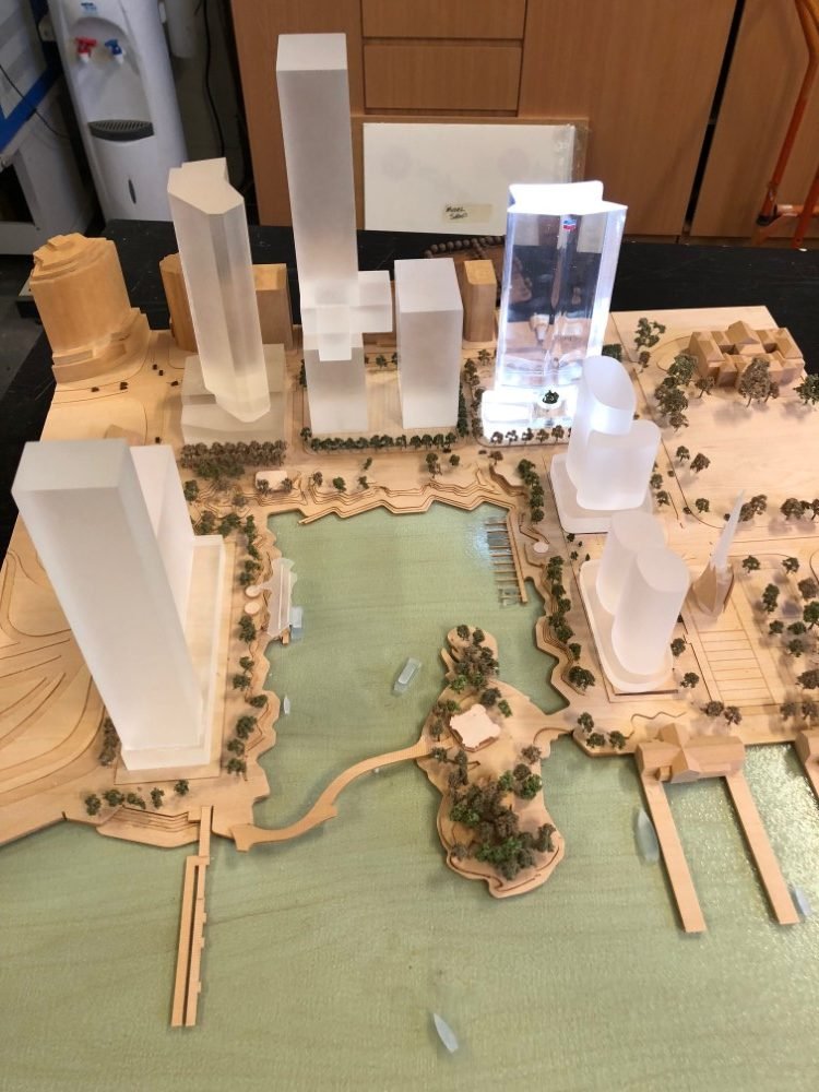 Timber Architectural model | Elizabeth Quay | The Model Shop