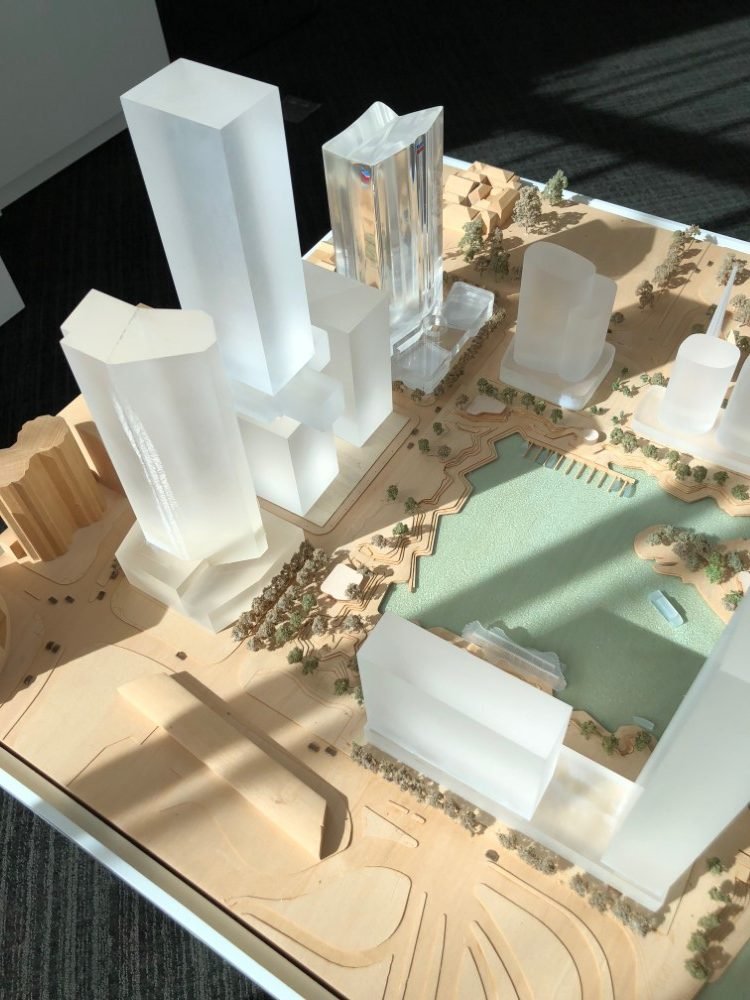 Timber Architectural model | Elizabeth Quay | The Model Shop